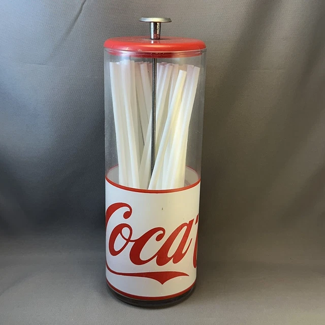 Vintage Coca Cola Straw Dispenser FOR SALE! - PicClick UK