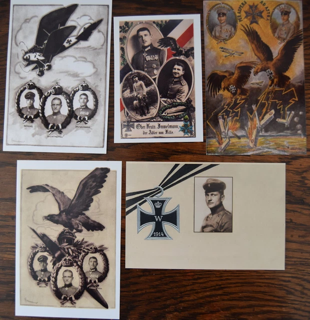 WW1 GERMAN Airforce Ace Pilots Boelcke, Immelmann, Richthofen Memorials ...