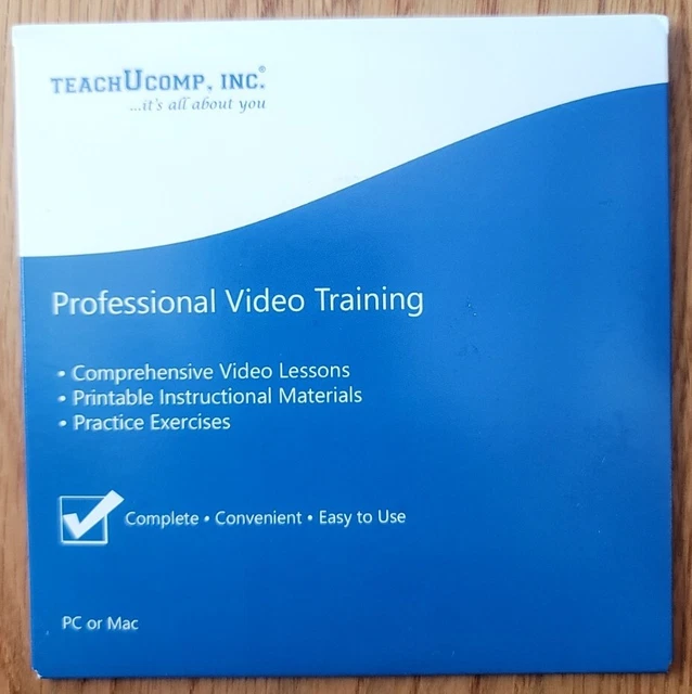TEACHUCOMP VIDEO TRAINING Tutorial for Windows 10 DVD-ROM Course and ...