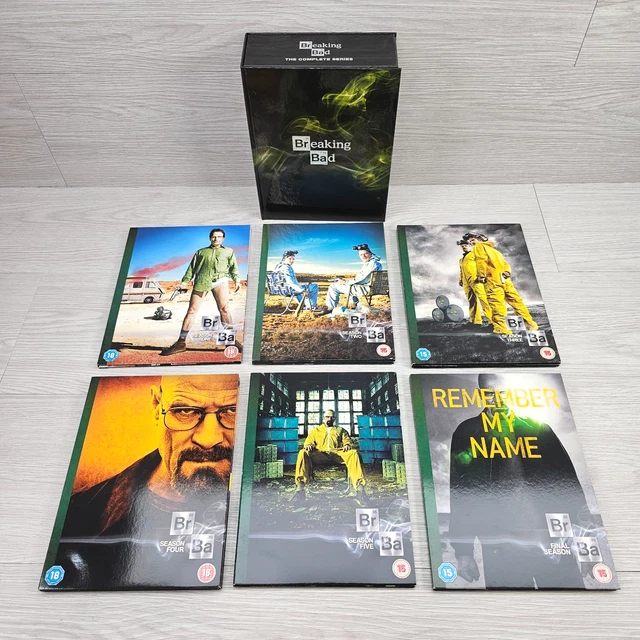 BREAKING BAD COMPLETE Series DVD 21 Discs Region 2 UK Excellent ...