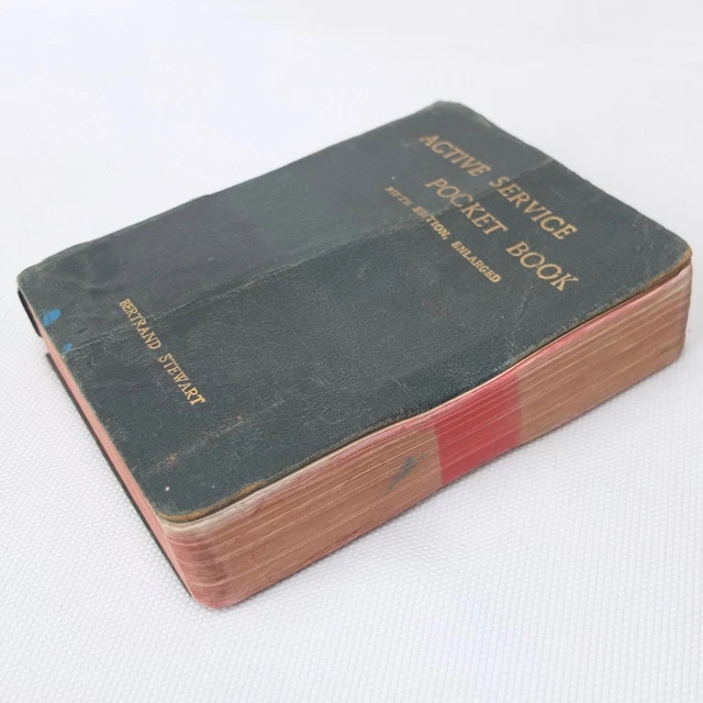 WW1 BRITISH ARMY Active Service Pocket Book Infantry Rifle Artillery ...