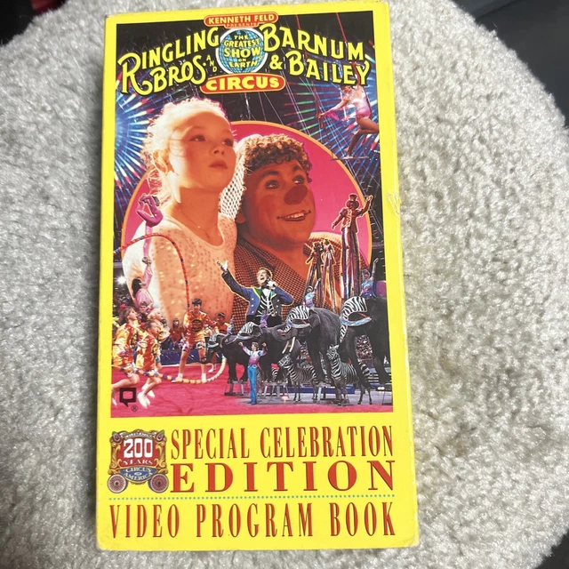 RINGLING BROS BARNUM & Bailey Circus VHS 1993 Special Celebration 200 ...