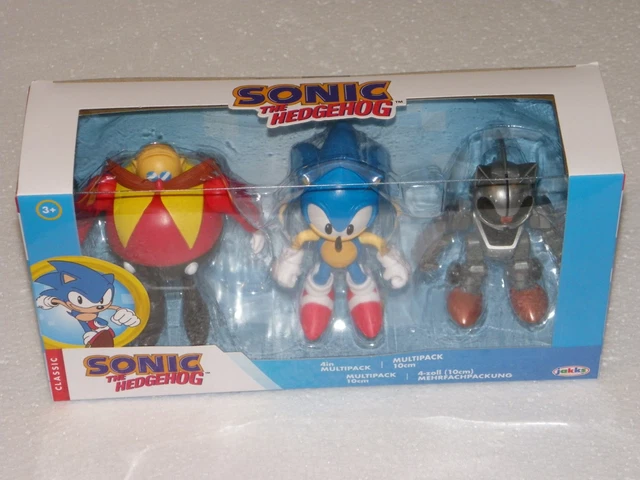 JAKKS CLASSIC SONIC The Hedgehog 2022 - Pack de 3 Figurines, Dr. Eggman ...