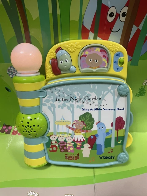 IN THE NIGHT Garden Sing & Slide Vtech Musical Book 2007 With Light ...