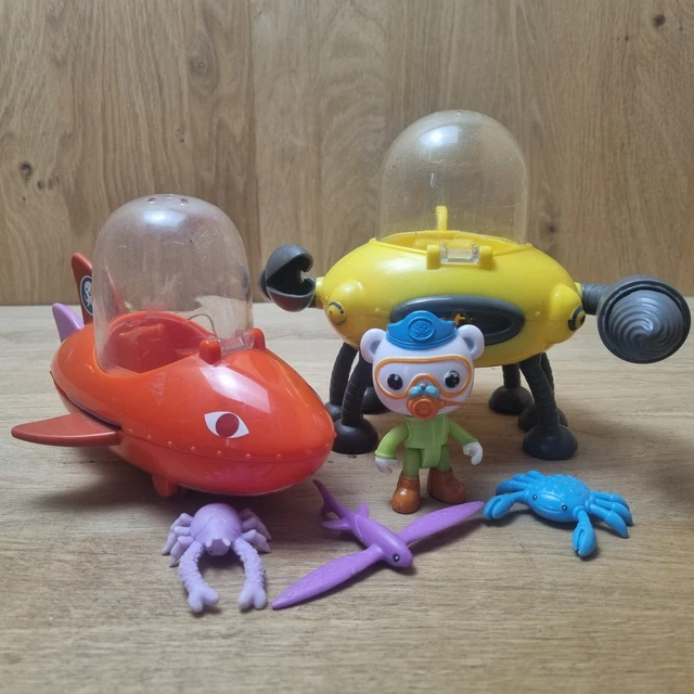 OCTONAUTS GUP B & D Claw Drill Vehicle with Captain Barnacles figure ...
