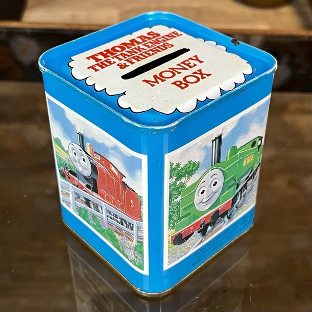 THOMAS THE TANK ENGINE & FRIENDS COLLECTABLE METAL MONEY BOX Rainbow ...