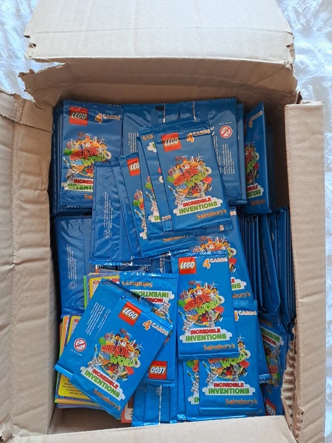 LEGO INCREDIBLE INVENTIONS Cards From Sainsbury's 100+ Packs £11.11 ...
