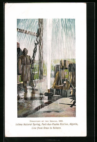 CPA PORT-AUX-POULES, DISCOVERY of the Spring 1899 EUR 7,00 - PicClick FR