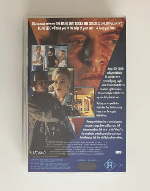 BLIND SIDE [VHS] First Release Big Box Ex-Rental Video Tape Rutger ...