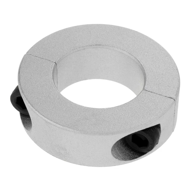 ALUMINIUM CLAMP 28MM x 50mm Diameter Split Collar Lock Limit Ring ...