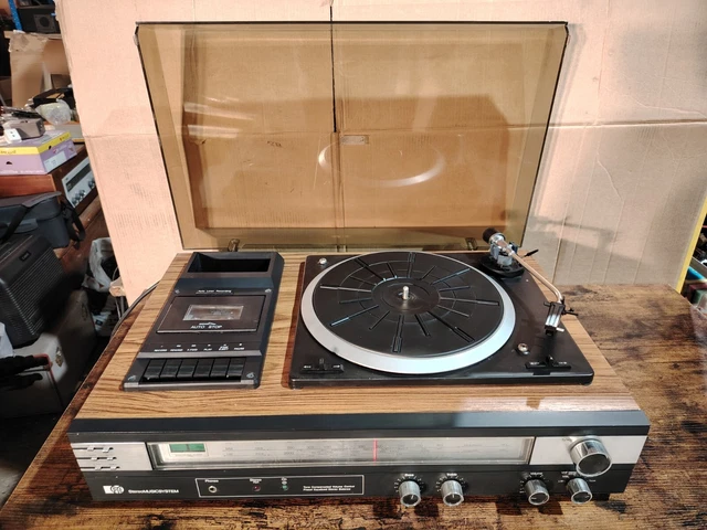 PYE STEREO MUSIC System 1625 Vintage Music Player Turntable Cassette ...
