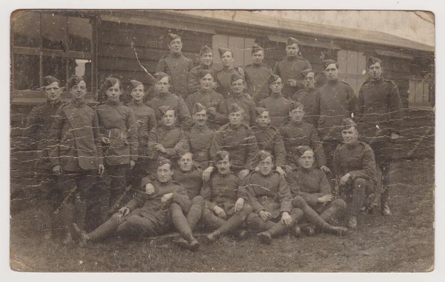 WW1 GROUP PHOTO Royal Flying Corps RFC airmen, British Army pre-RAF, RPPC £7.99 - PicClick UK