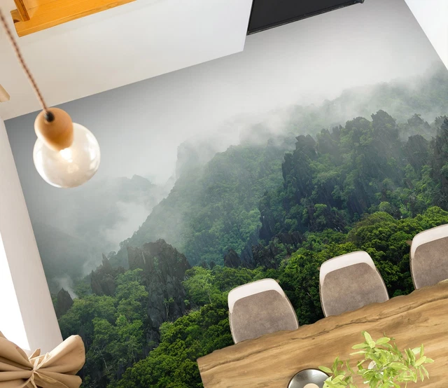 3D DENSE FOREST O3662 Floor WallPaper Murals Wall Print Decal 5D Romy ...