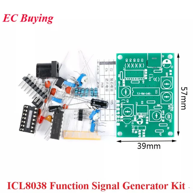 ICL8038 FUNCTION GENERATOR Kit, Multi-channel Signal PCB Board $3.89 ...