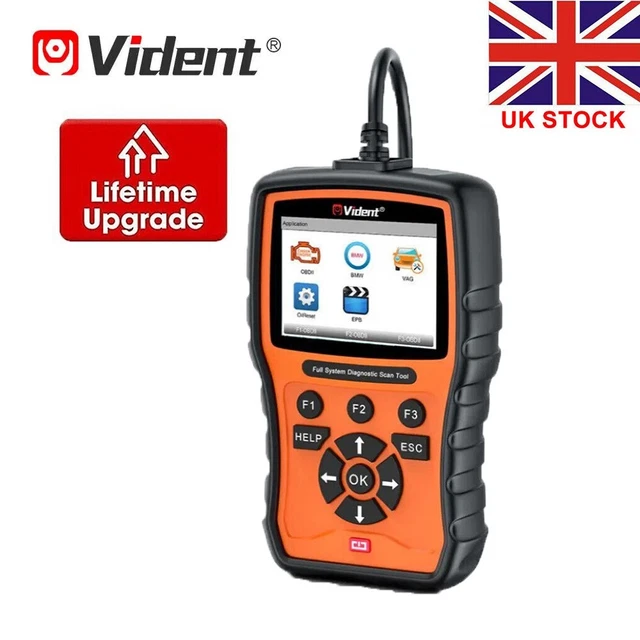 VIDENT V302PRO OBDII Scanner Bi-Directional ECU Coding OBD2 Car ...