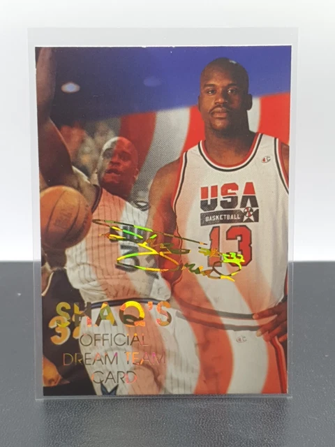 SHAQUILLE O'NEAL DREAM Team NBA Card Sports Stars USA Orlando Magic ...