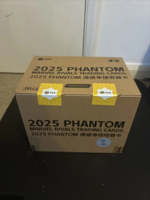 KAKAWOW MARVEL RIVALS Phantom 2025 Sealed Case 10 Boosters Boxes Fresh ...