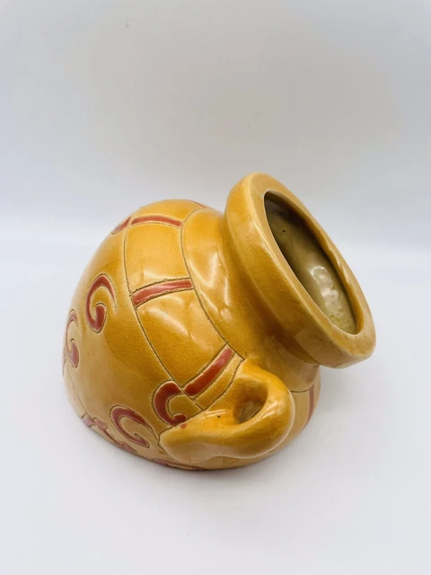 CERAMIC SALT CELLAR crock pot wall mounted farmhouse kitchen cottage ...