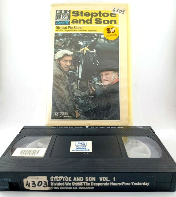 STEPTOE AND SON Vol. 1 VHS Video Tape Approx. 90 Mins PAL BBC Classic ...