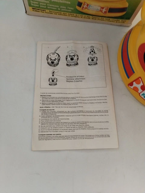 FUN FOUNTAIN JOUSTRA Clown Arroseur Ceji Wham-o Mfg Co Jeu D Eau ...