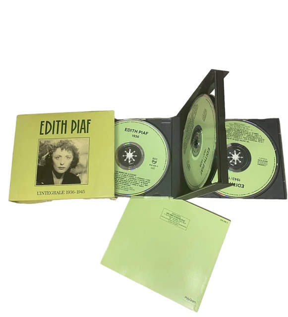 EDITH PIAF L'INTÉGRALE 1936-1945 4CDs - French Music Collection $30.00 ...