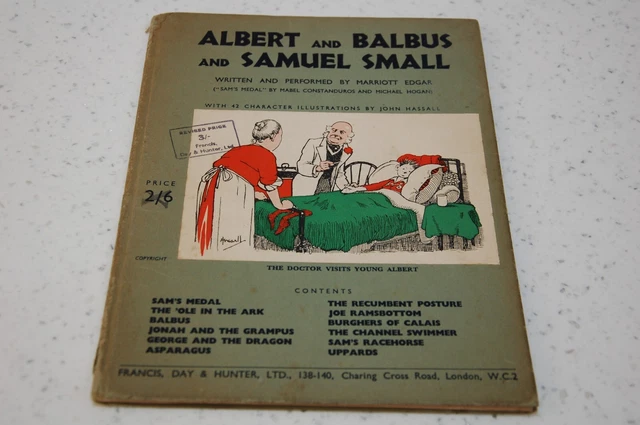 ALBERT AND BALBUS and Samuel Small by Marriot Edgar Illustrated by John ...