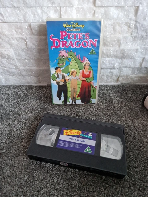 WALT DISNEY CLASSICS Pete's Dragon VHS Tape PAL/VHS Vintage Collectable ...