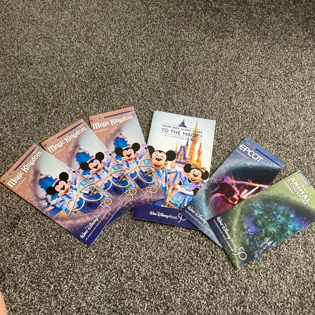 Walt Disney World 50th Anniversary Guide Maps £3 00 Picclick Uk