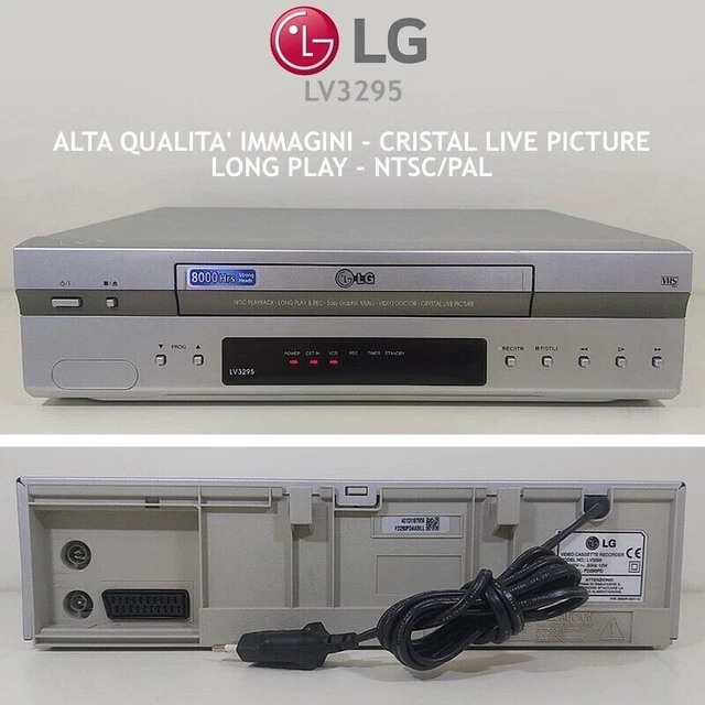 VINTAGE WORKING LG Lv3295 Vcr Cassette Player Vhs Vcs Recorder £76.94 ...