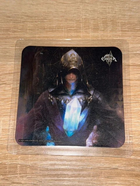 FINAL FANTASY XIV Art Coaster Crystal Exarch Eorzea Cafe Square Enix ...