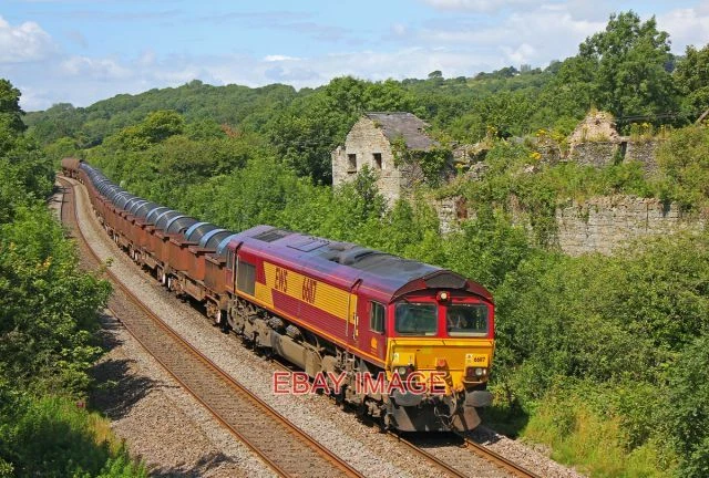 PHOTO CLASS 66 No 66117 At Railway At Llangewydd West Of Bridgend. 2012 ...