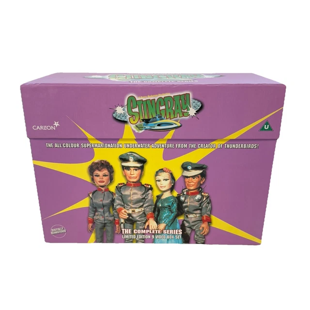 LIMITED EDITION GERRY Anderson STINGRAY The Complete Series on VHS Box ...