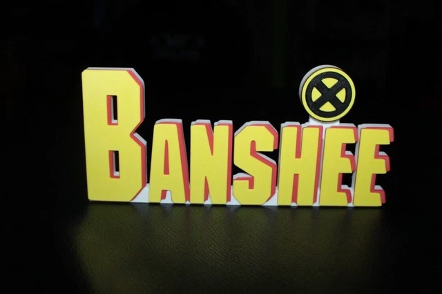BANSHEE 3D PRINTED Comic Logo Art £16.30 - PicClick UK