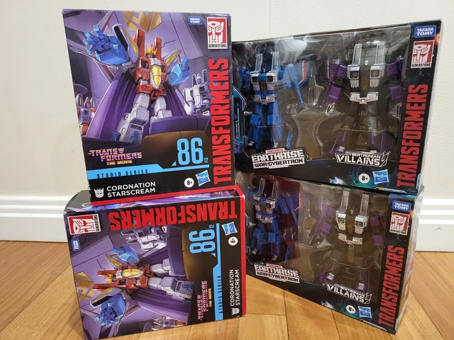 HASBRO TRANSFORMERS SS86.12 Starscream, WFC Earthrise Skywarp ...