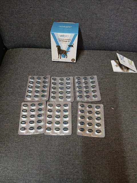 VETPRO JOINT & Mobility with Omega 3's 90 Capsules Exp:03/2027 £52.00 ...