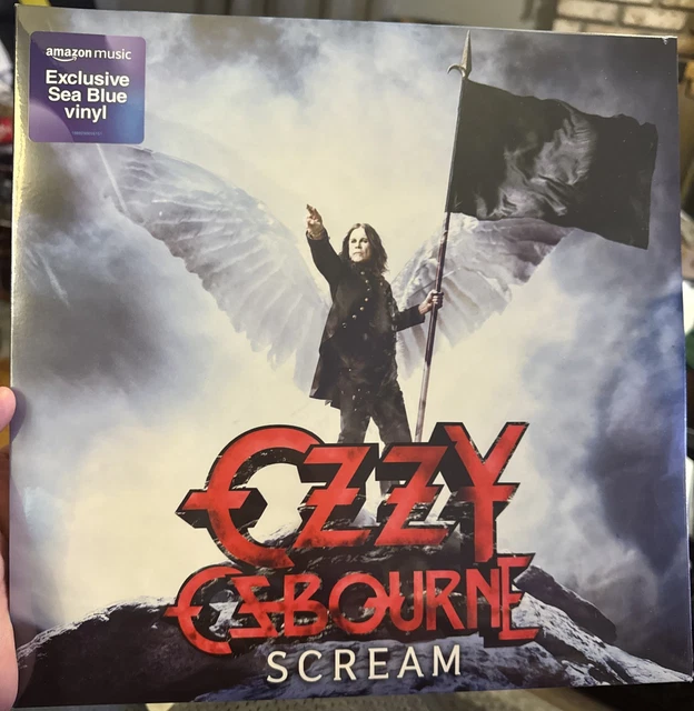 OZZY OSBOURNE: SCREAM, Sea Blue Vinyl Record 2025 Limited Edition ...