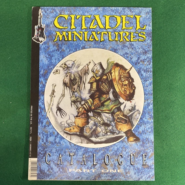 WARHAMMER FANTASY 40K 80s CITADEL MINIATURES CATALOGUE PART 1 ONE GAMES ...