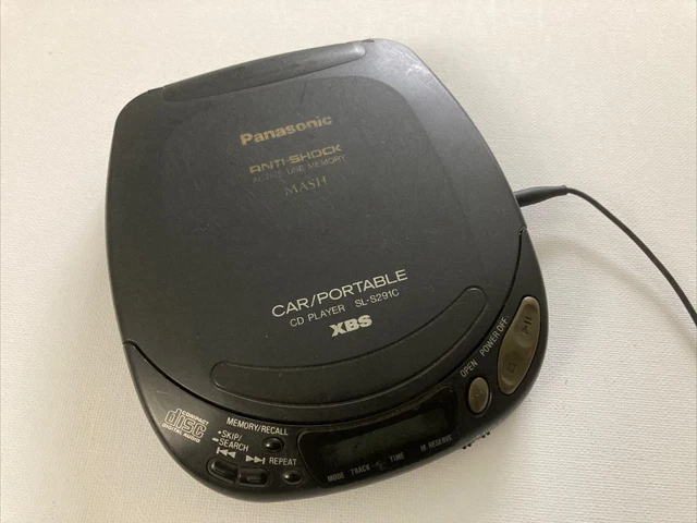 VTG 1995 PANASONIC SL-S291C Portable CD Player MASH Anti-Shock Active ...