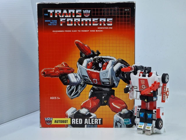 HASBRO TRANSFORMERS G1 Red Alert - Autobot - Reissue - Amazing Cond £54 ...