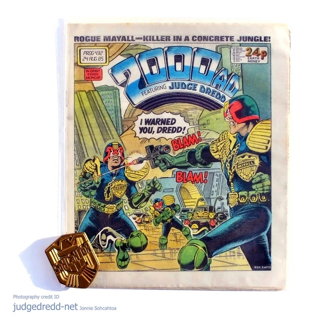 2000AD PROG 432 Judge Dredd Comic Very Good to Excellent Condition (A ...