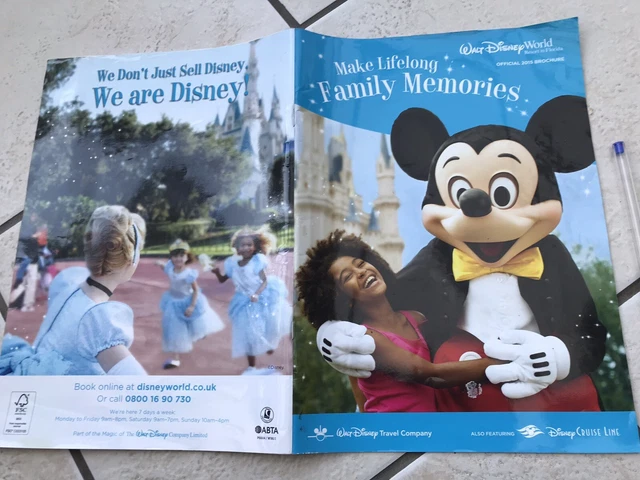 WALT DISNEY WORLD Official 2015 Brochure £3.99 - PicClick UK
