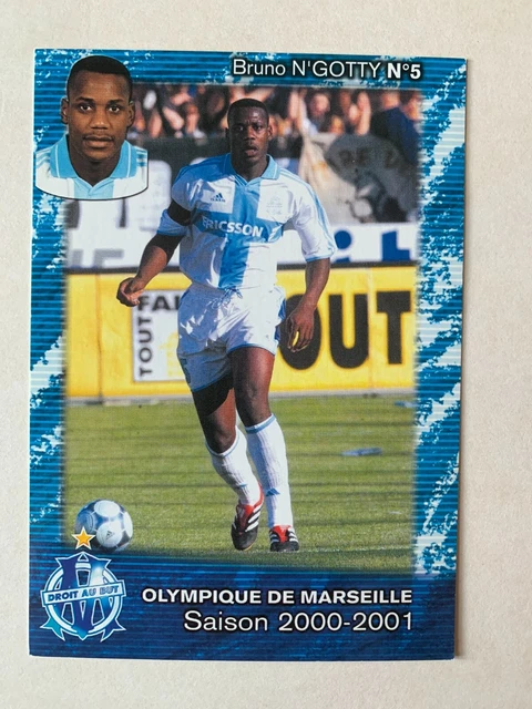 CARTE JOUEUR // Olympique De Marseille Saison 2000-2001 // Zoumana ...