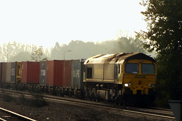 B83P 6X4 GLOSSY Photo Freightliner Class 66 66543 @ Didcot £1.00 ...
