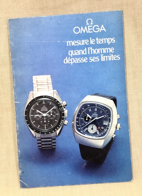 OMEGA SPEEDMASTER 321 Chronograph Manual Brochure Proplof Seamaster ...