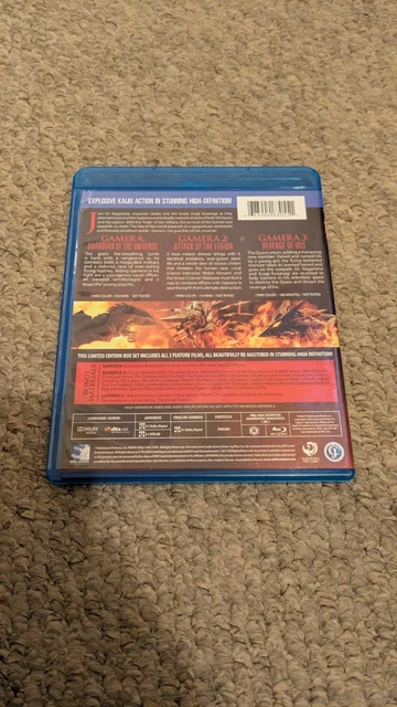 GAMERA TRILOGY BLU-RAY 2 Disc, US, Region A £12.99 - PicClick UK