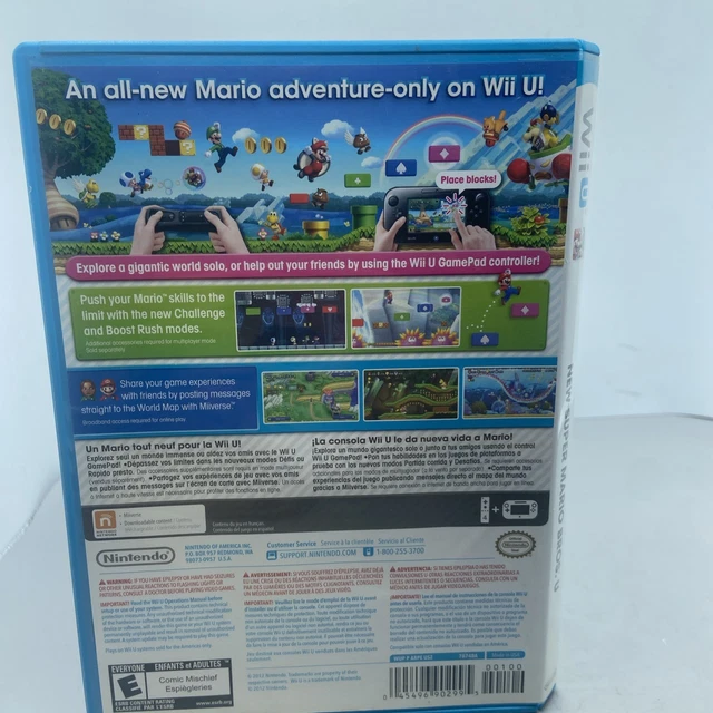 NEW SUPER MARIO Bros U (Nintendo Wii U, 2012) Complete CIB £12.42 ...