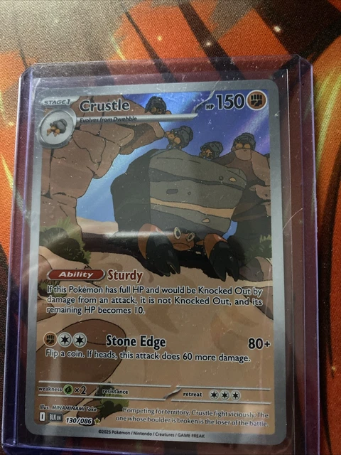 POKÉMON TCG CRUSTLE 130/086 SV: Black Bolt IR Holo English £1.13 ...