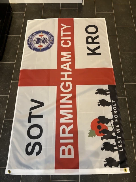 BLUES - BIRMINGHAM City FC Large Football 3ft x 2ft Flag BCFC Brand New ...