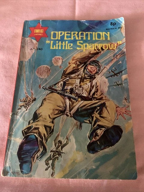 VINTAGE CONFLICT LIBRARIES Operation ‘Little Sparrow’ Comic Strip Mag ...