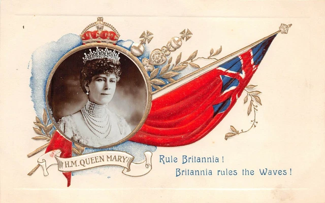 TARJETA POSTAL ROYALTY Hm Queen Mary Regla Bretaña EUR 10,03 - PicClick IT